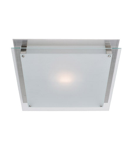 Access Lighting 50030BS-FST Vision Collection One Light Halogen Flush ...